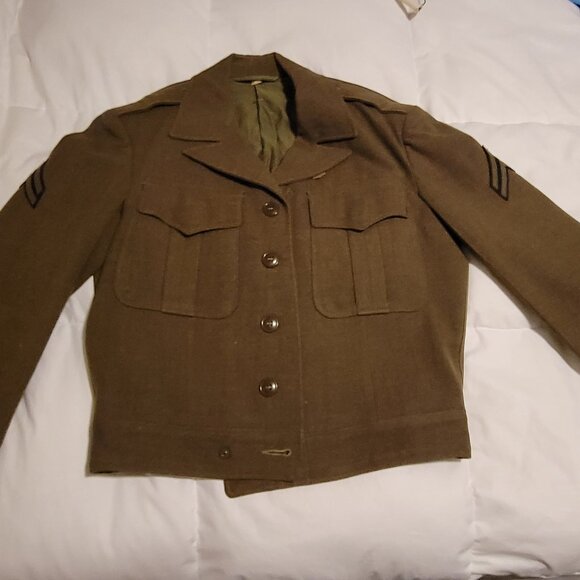 U.S. Army | Jackets & Coats | 95s Army Issue Eisenhower Wool Jacket W ...